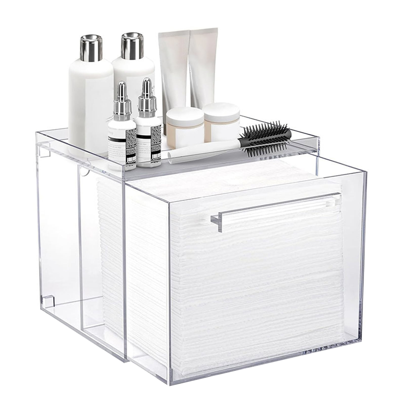 Disposable Tissue Storage Box Acrylic Towel Container Box Disposable ...