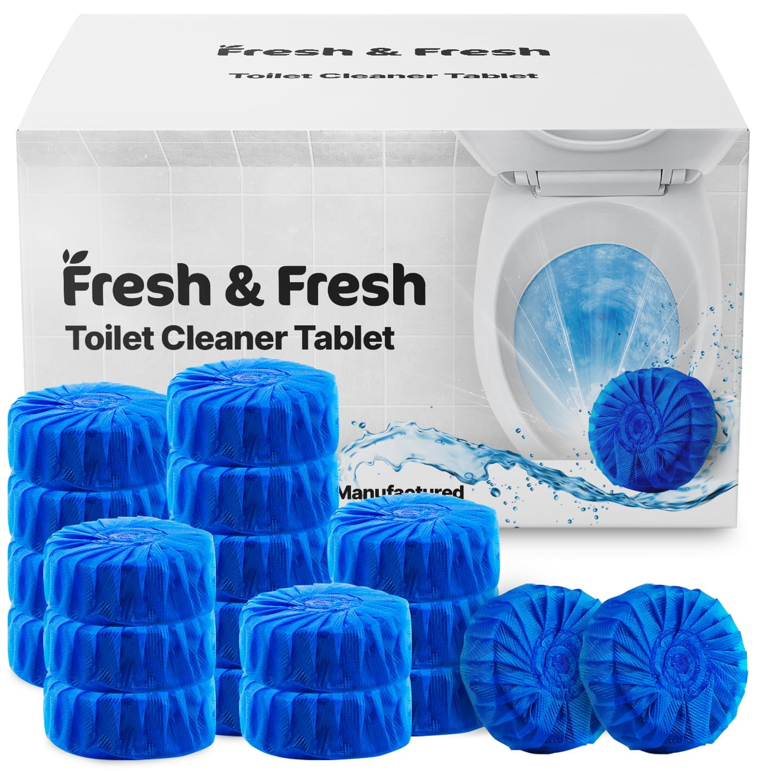 Disposable Toilet Bowl Cleaner Tablets 300 Count, Lime Scale Remover ...