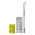 Disposable Toilet Cleaning System, Toilet Brush with Holder and 6 ...