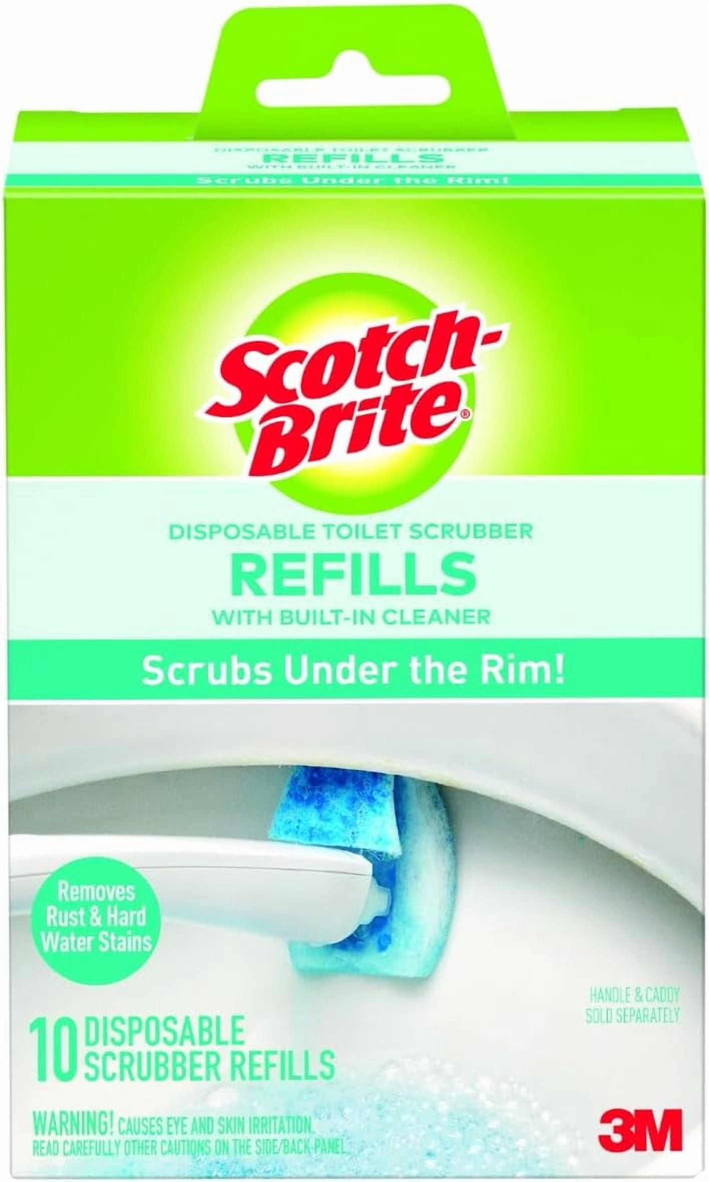 Disposable Toilet Scrubber Refills, Removes Rust & Hard Water Stains ...