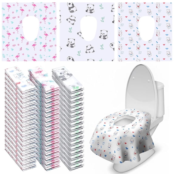 Disposable Toilet Seat Covers, Extra Large Waterproof, Individually ...
