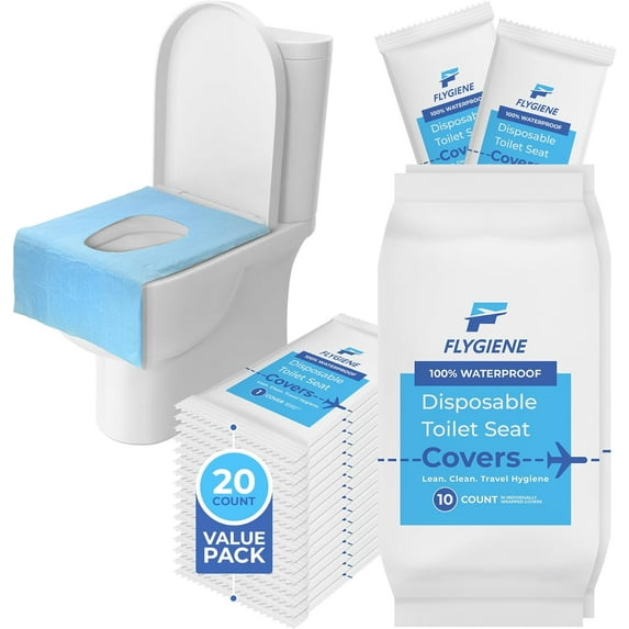 Disposable Toilet Seat Covers for Travel – Waterproof, Tear-Resistant ...