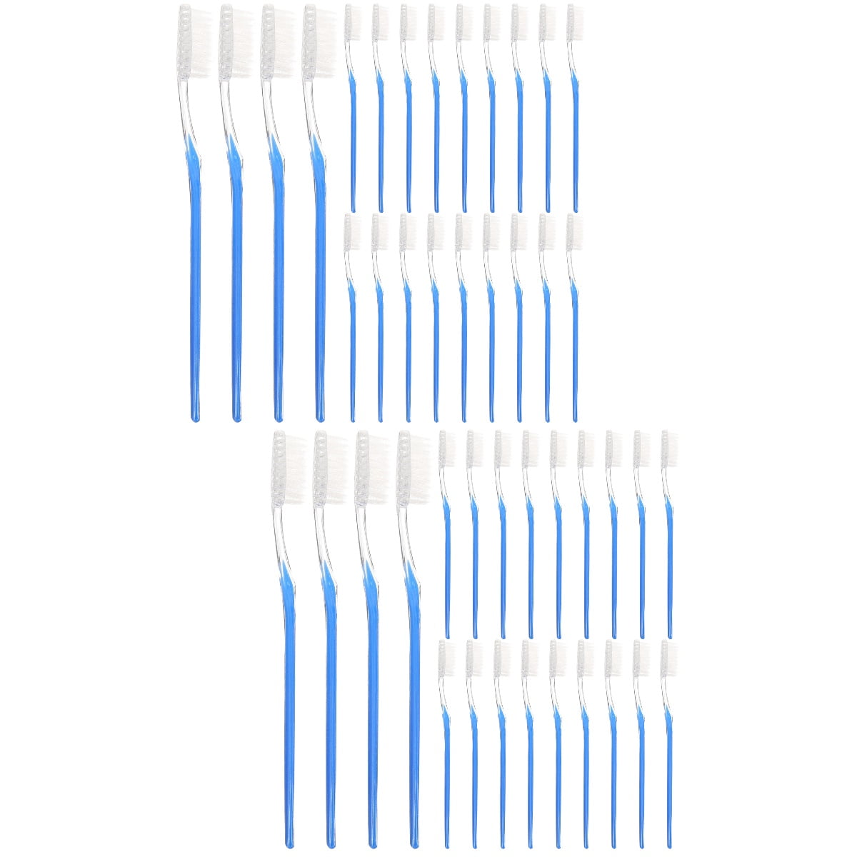 Disposable Toothbrush 50 Pieces Camping Travel Set 100 Pcs Plastic ...