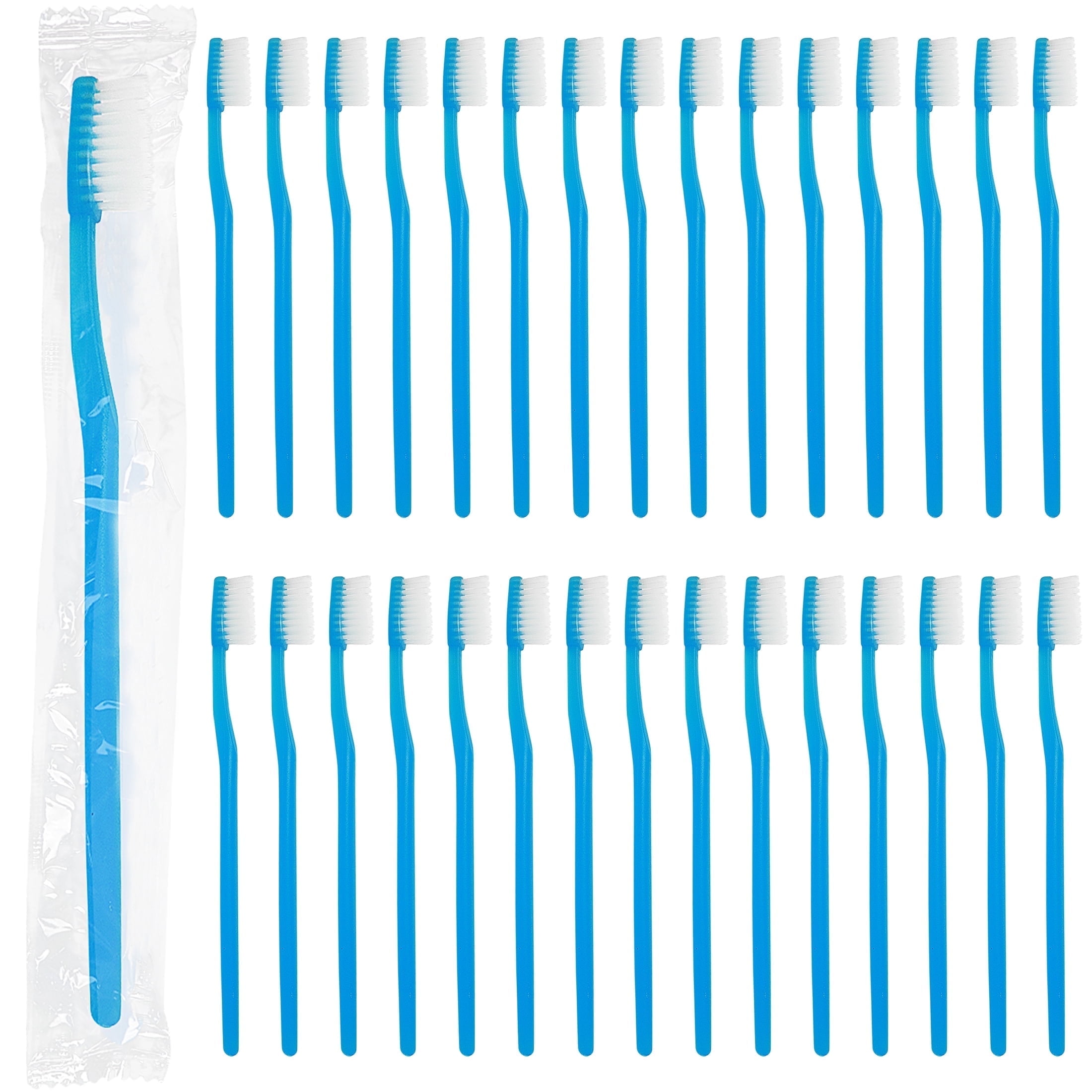 Disposable Toothbrushes Individually Packaged,Blue Handle Toothbrush ...