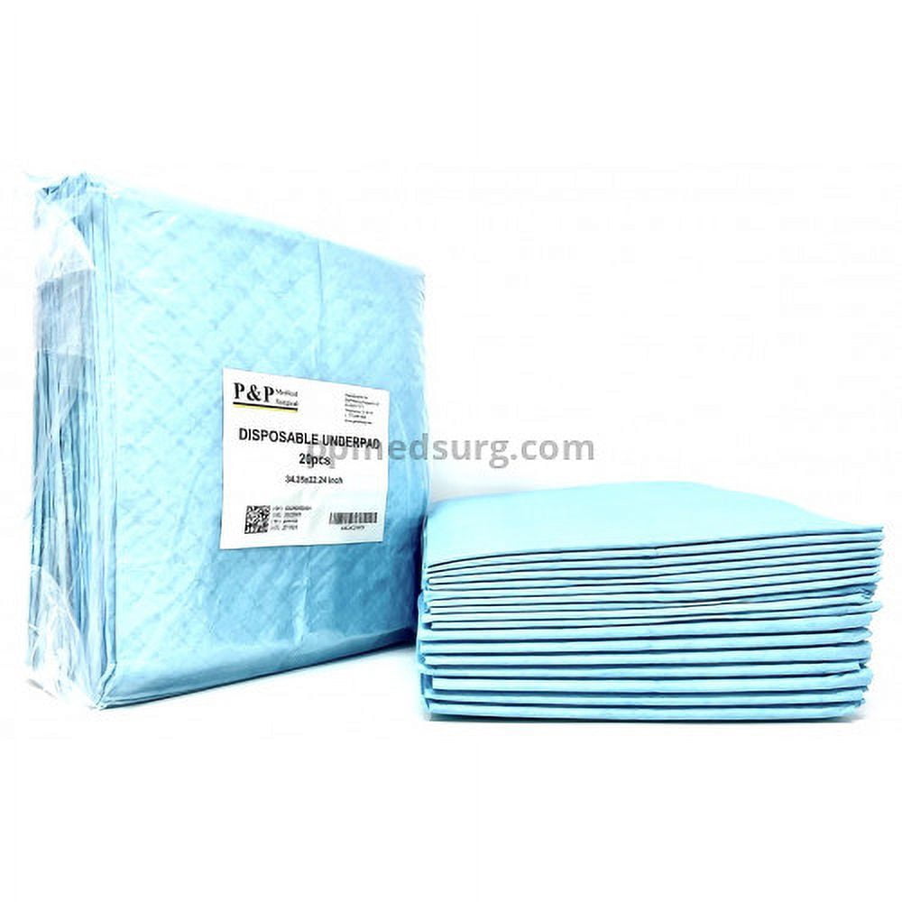 Disposable Underpads 34”x22” Incontinence Bed Covers Pads Pet Training ...