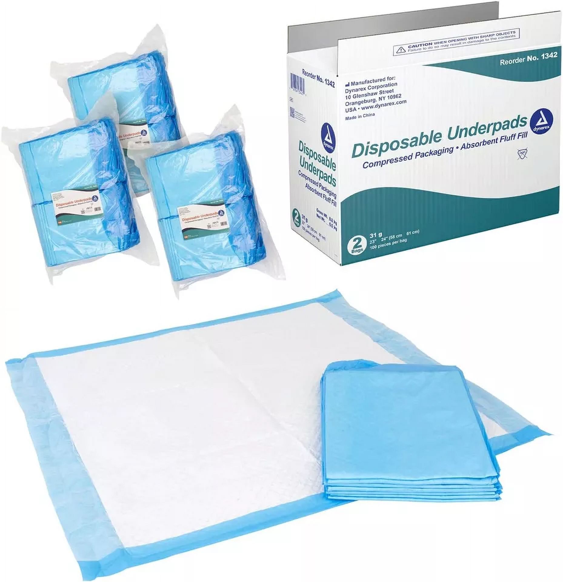 Disposable Underpads Medical-Grade Bed Pads Sheet Protection - 200PCS ...