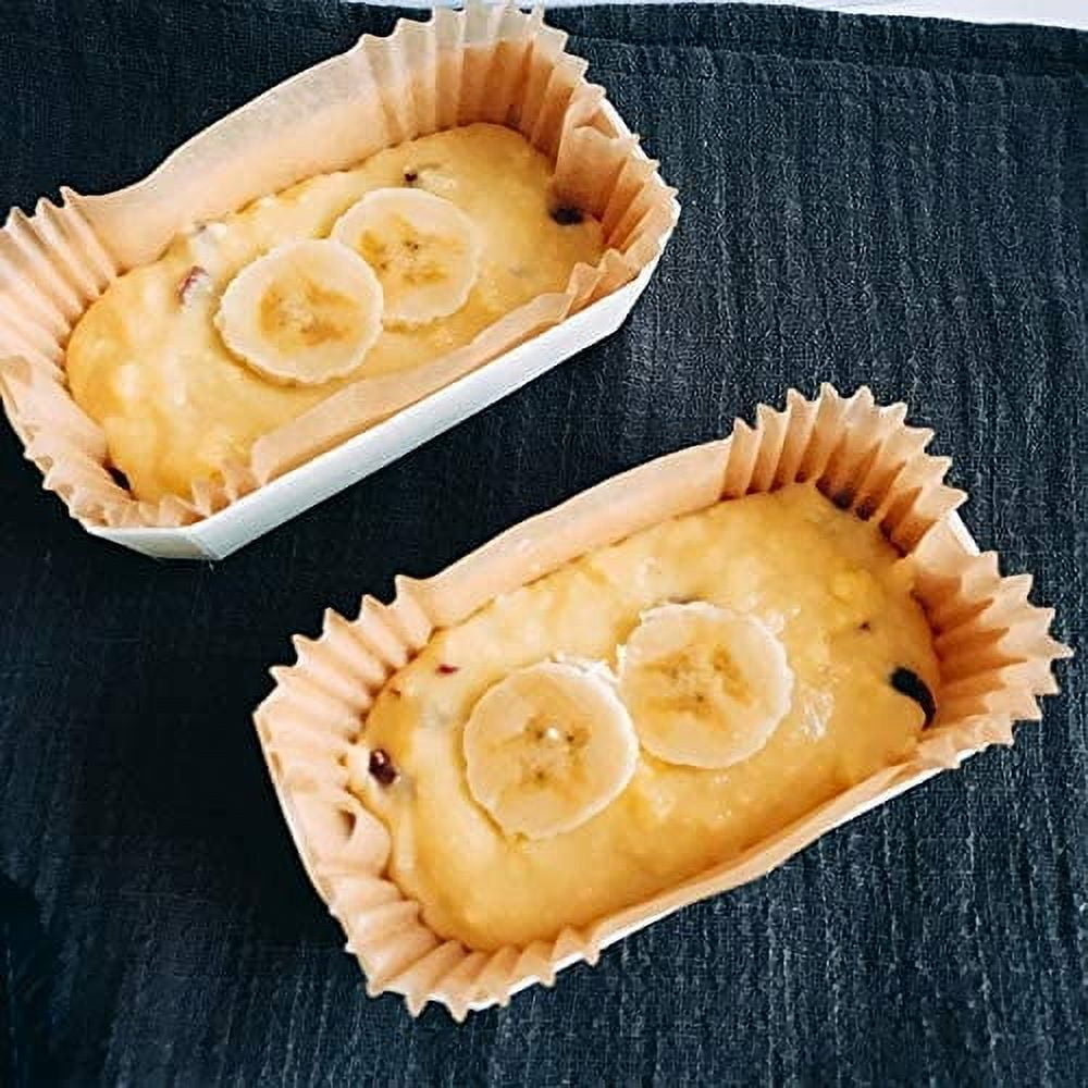 Disposable White Bread Loaf Baking Liners Non-Stick Loaf Bread Baking ...