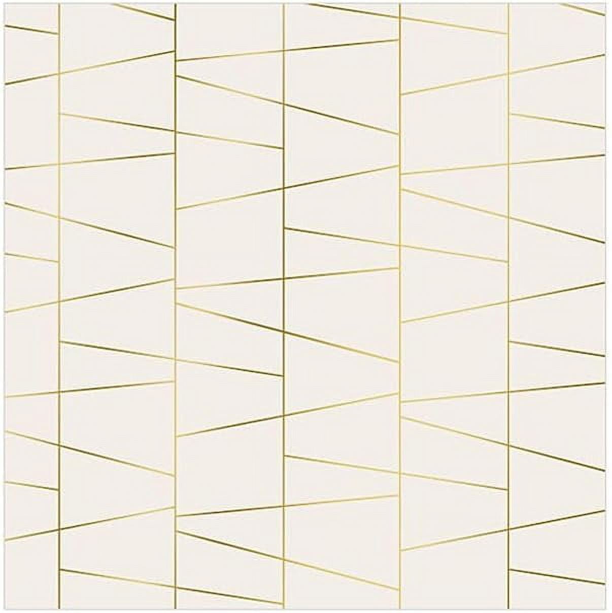 Disposable White Lunch Napkins - 6.5 x 6.5" Keystone Design, Single Use ...