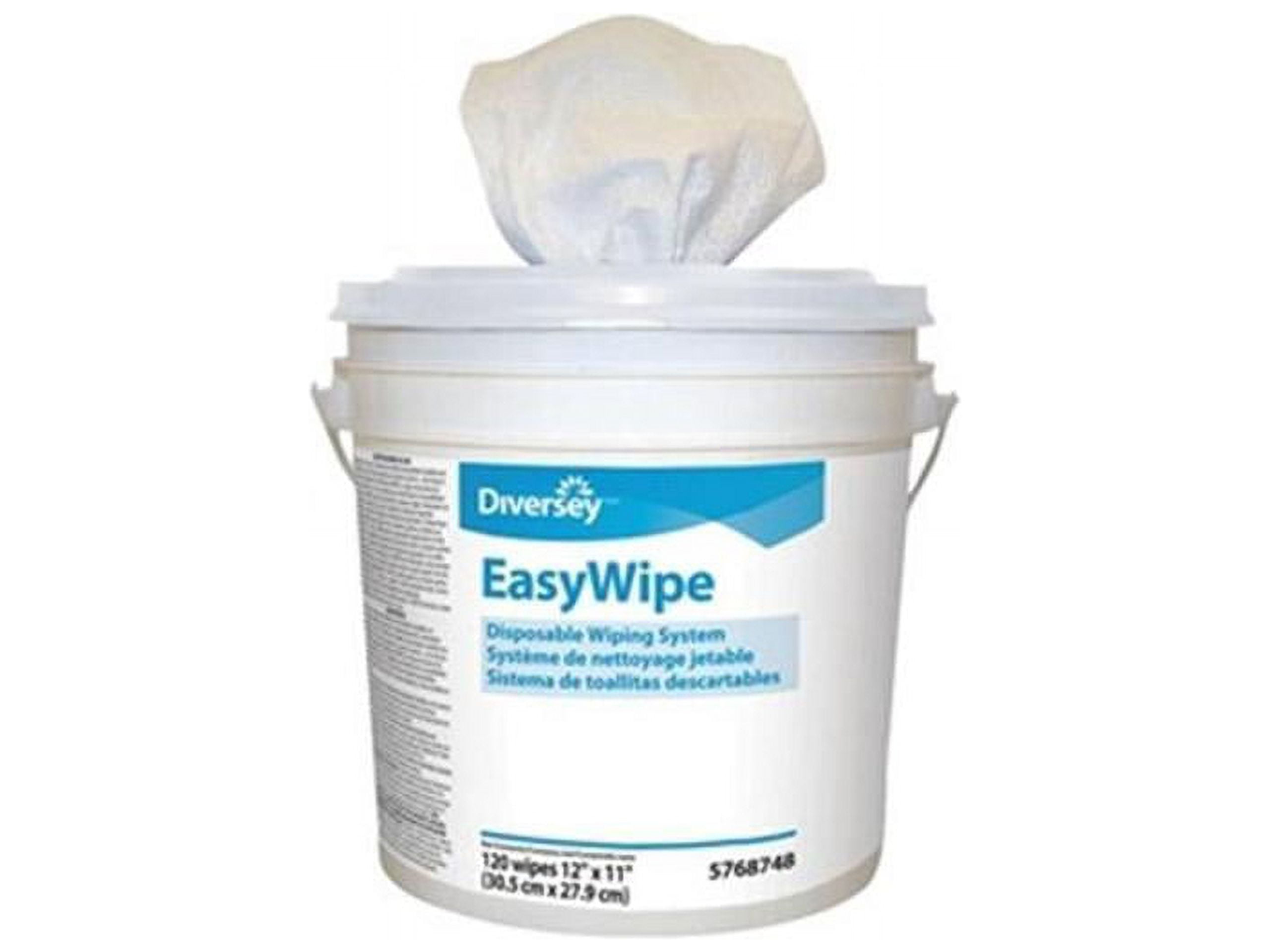 Disposable Wipes Refill, 12-1/2" x 10-5/8", 6 Pack, 120 Sheets/ Pack ...