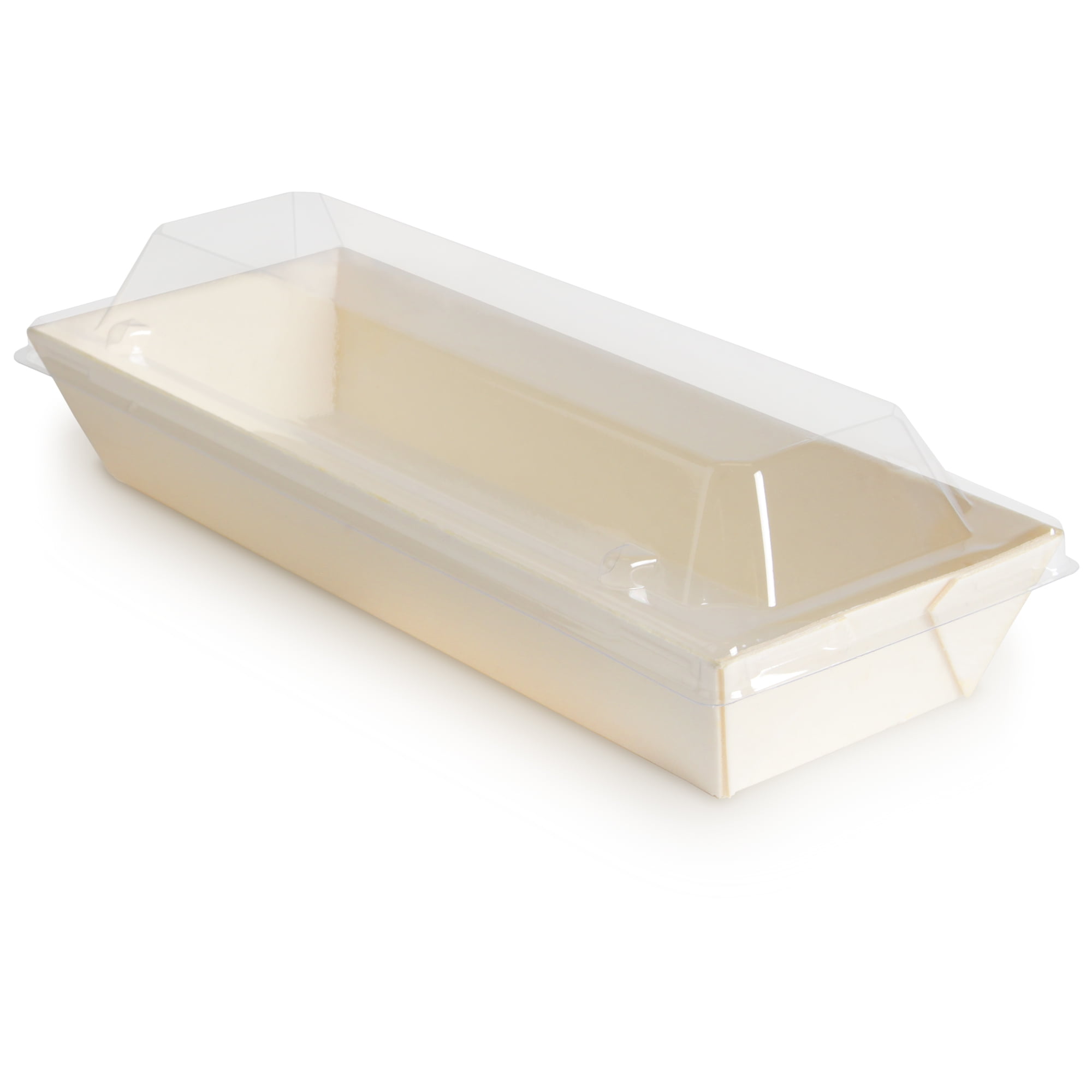 Disposable Wood Box With Lid - 7.5"x2.8"x1.2" - 100 Pieces - Rectangle ...
