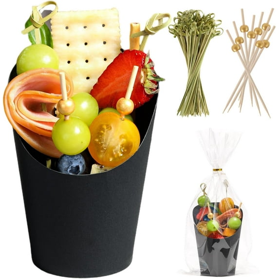 Disposable cooked food cup, kraft paper snack box. Different ...