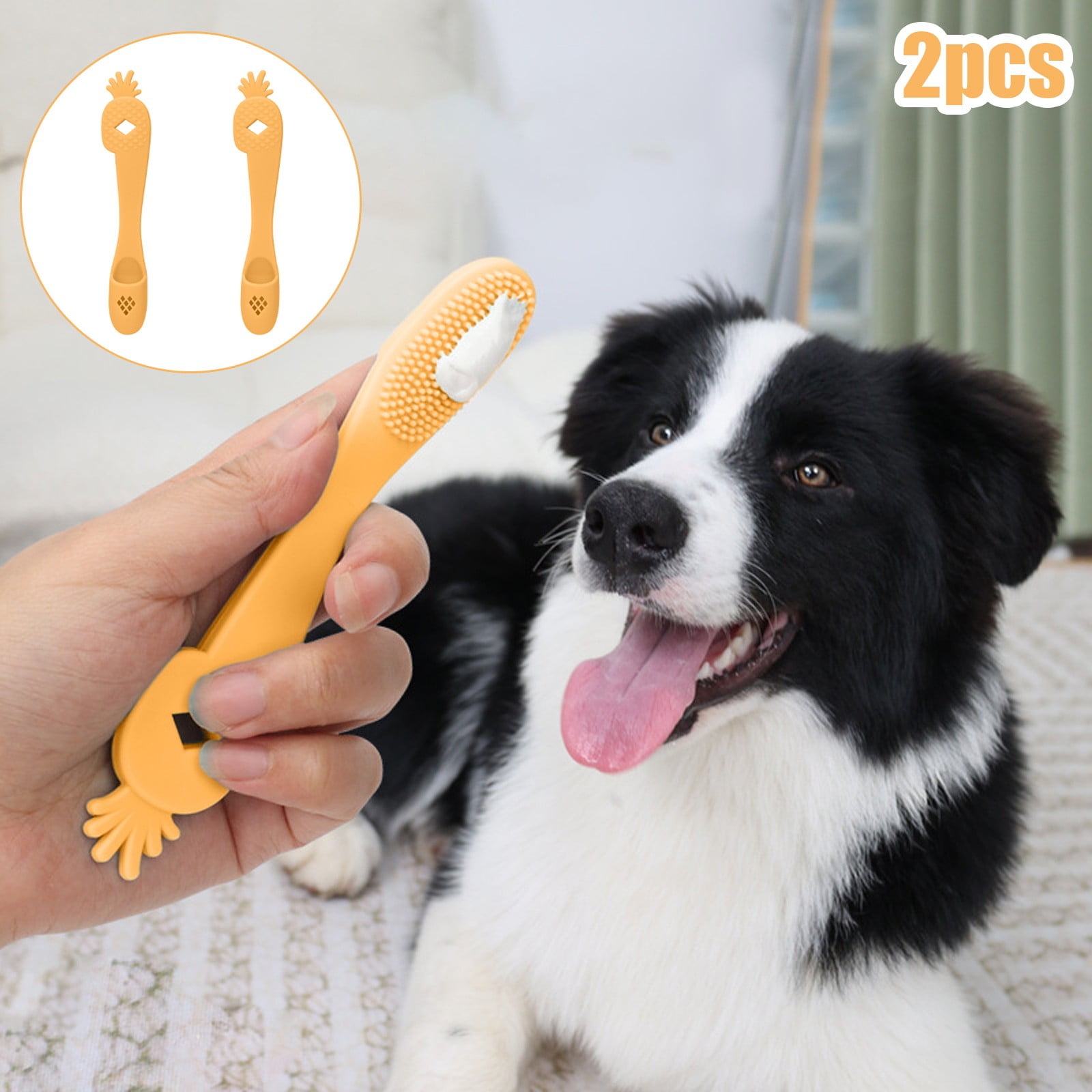 Disposable pet wipes Tear-proof sofa Dog And Cat Toothbrush Pet TPR ...