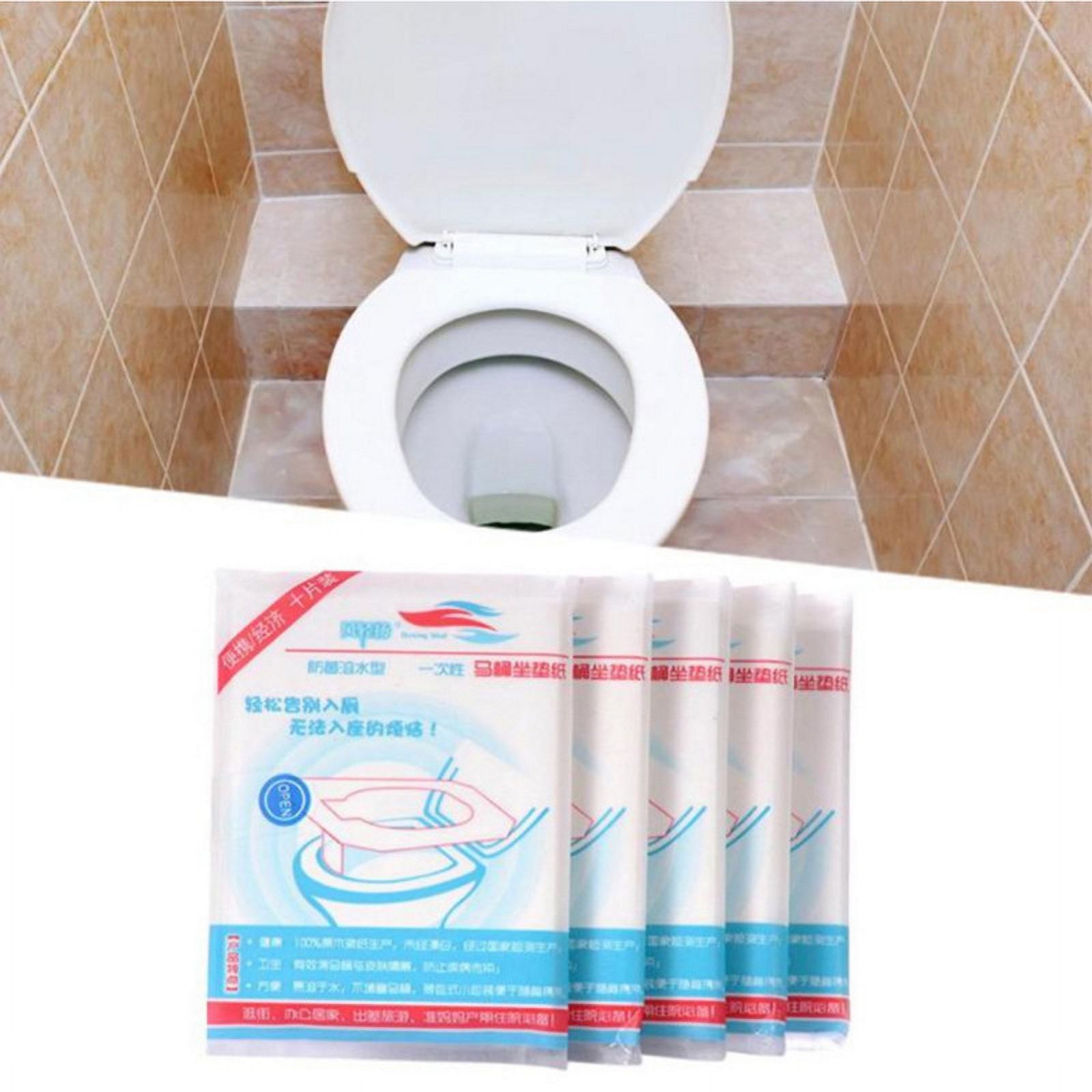 Disposable toilet seat pad sanitary toilet seat pad original wood pulp ...