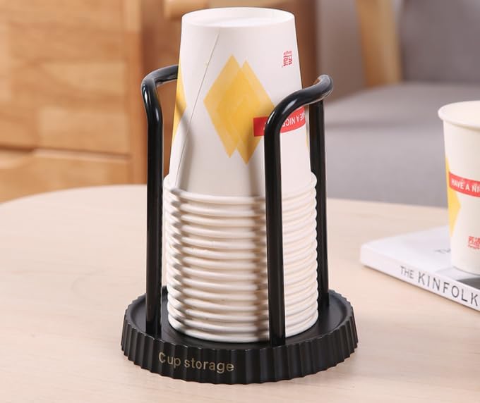 Disposables Cups Organiser Rack Practical Cup Stand Desktop Cups ...