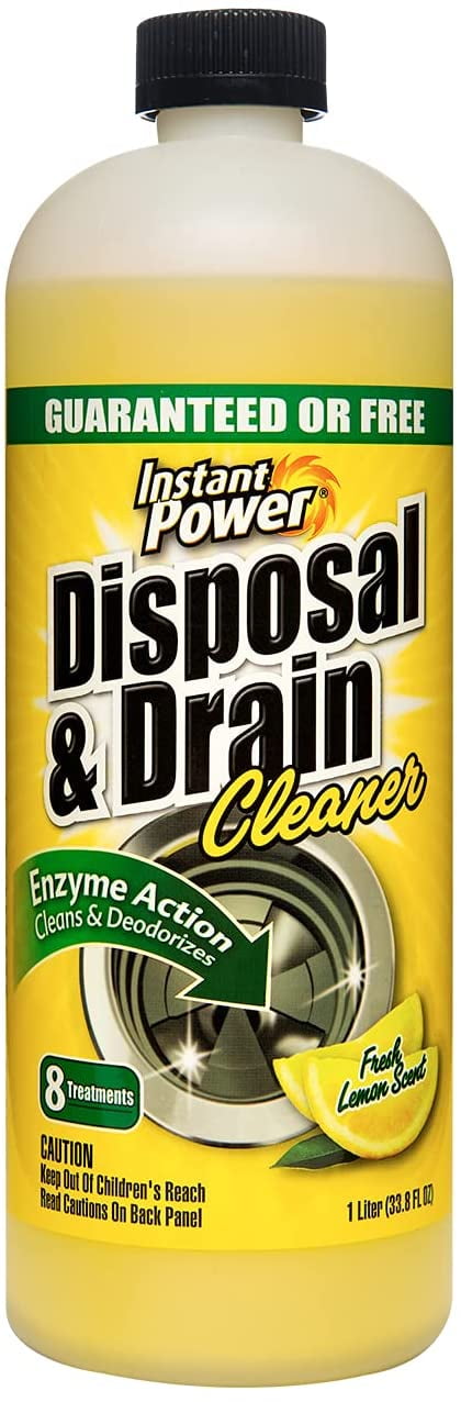 Disposal and Drain Cleaner – Liquid Enzyme Clog Remover, Cleans and ...