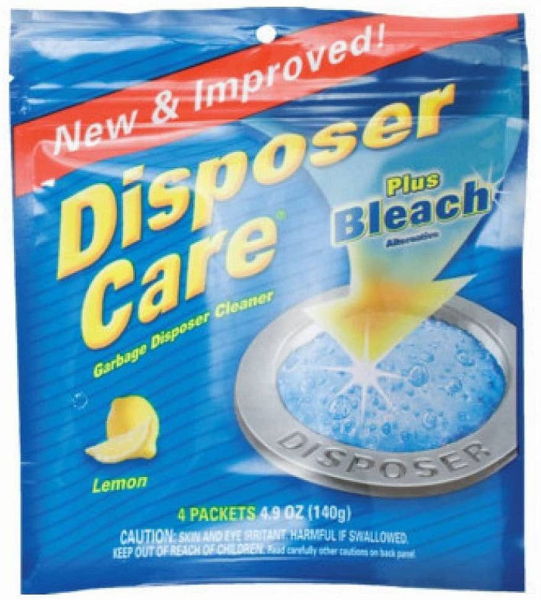 Disposer Care Garbage Disposal Cleaner - Lemon Scent, Deodorizing Foam ...