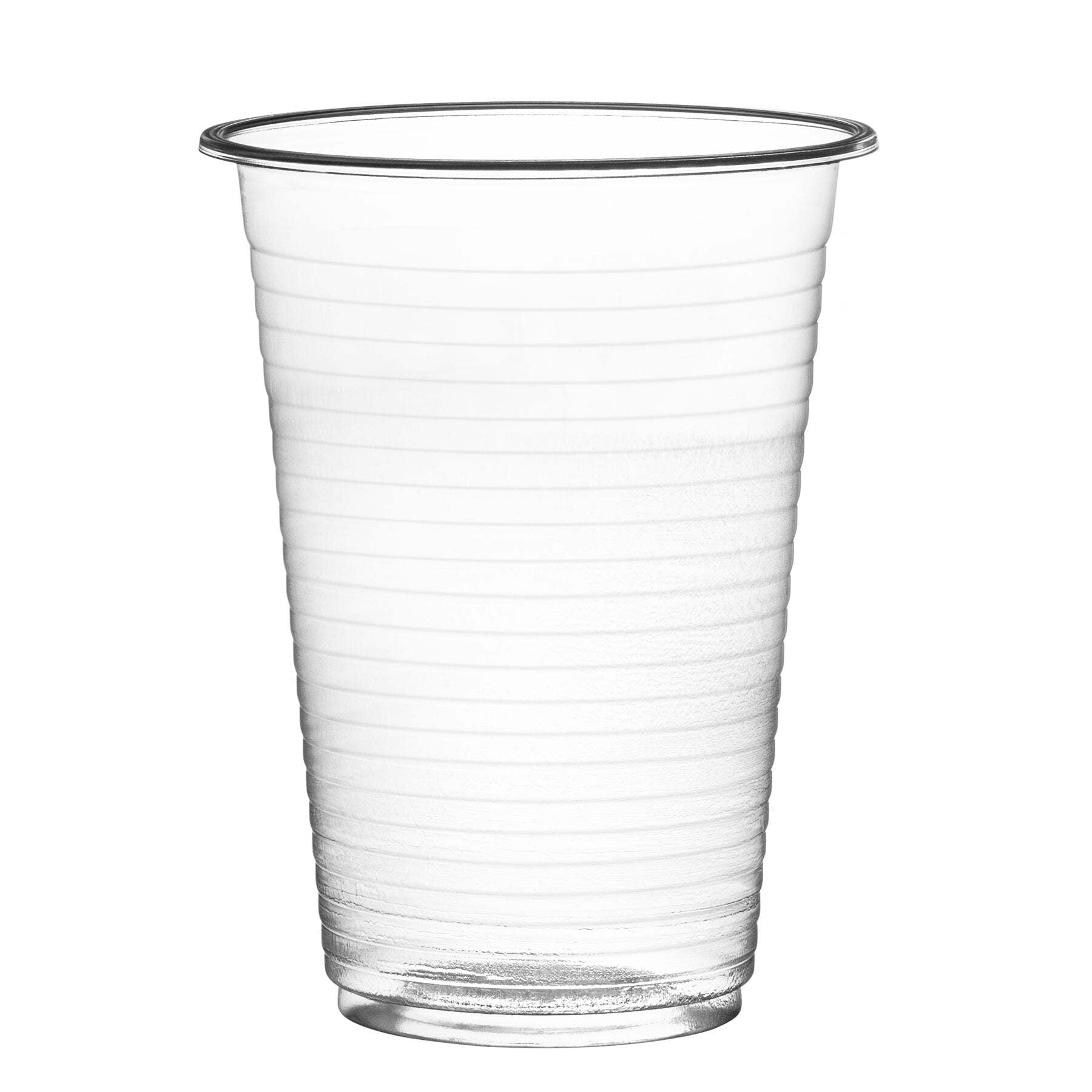 Disposoware 7 oz. Clear Plastic Cups, 1,200 Count (Packed 100/Bag, 12 ...
