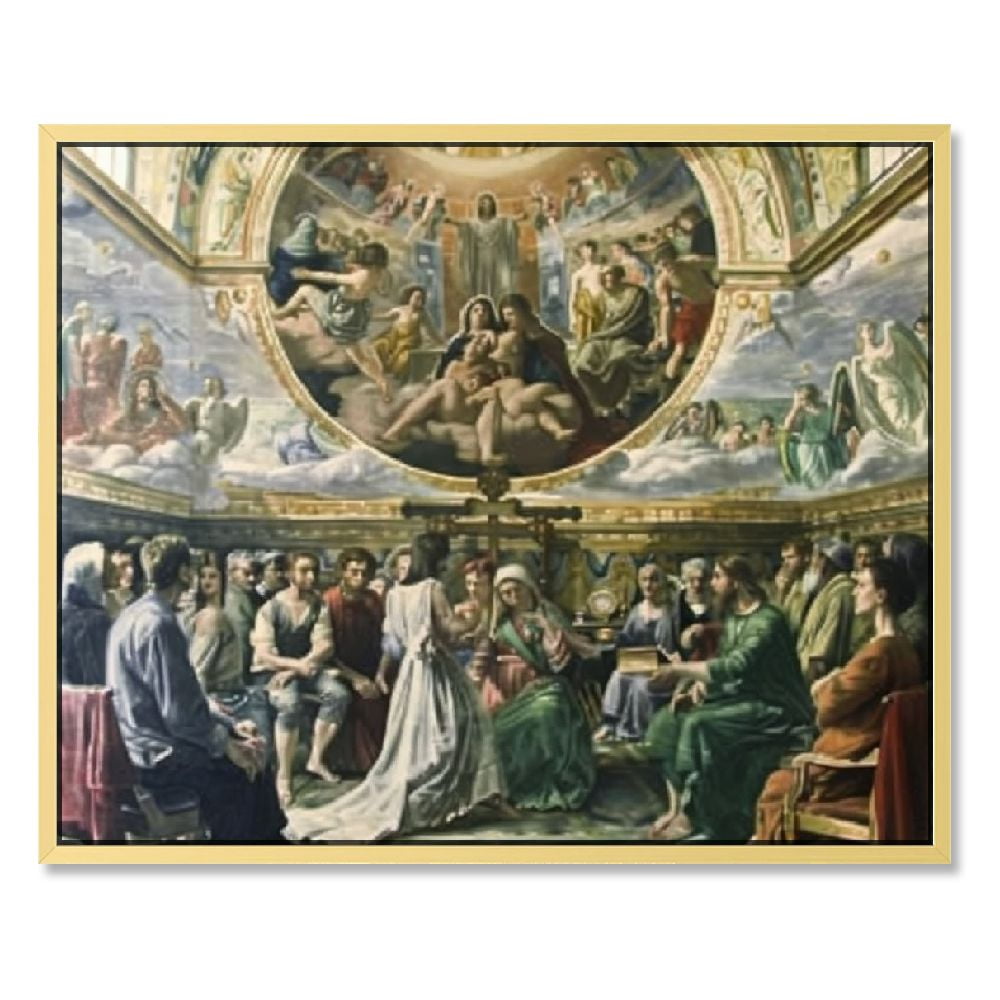 Disputation of the Holy Sacrament Canvas by - Renaissance Art World ...