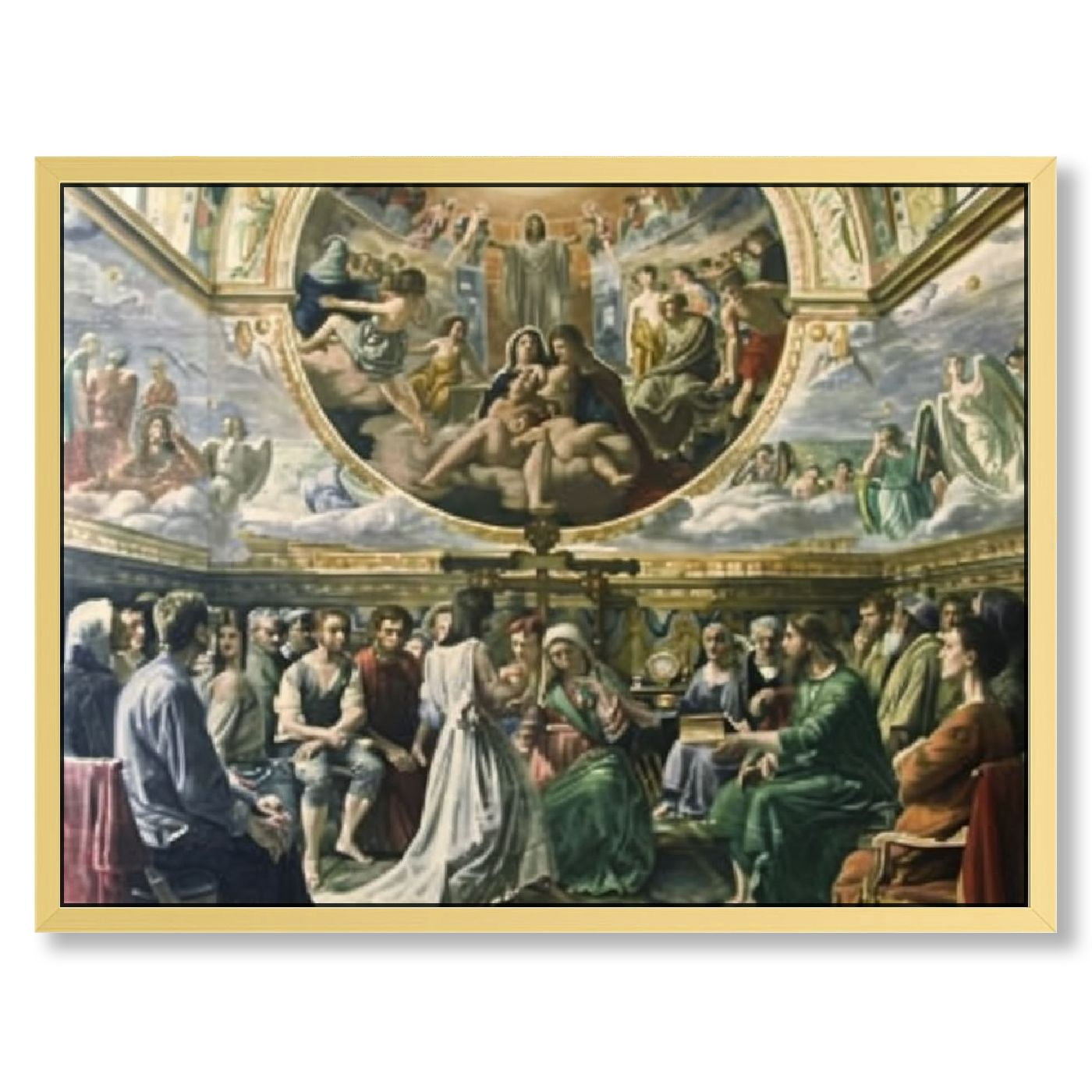 Disputation of the Holy Sacrament Canvas by - Renaissance Art World ...