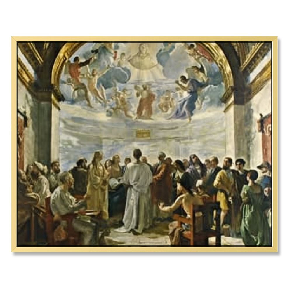 Disputation of the Holy Sacrament Canvas by - Renaissance Art World ...