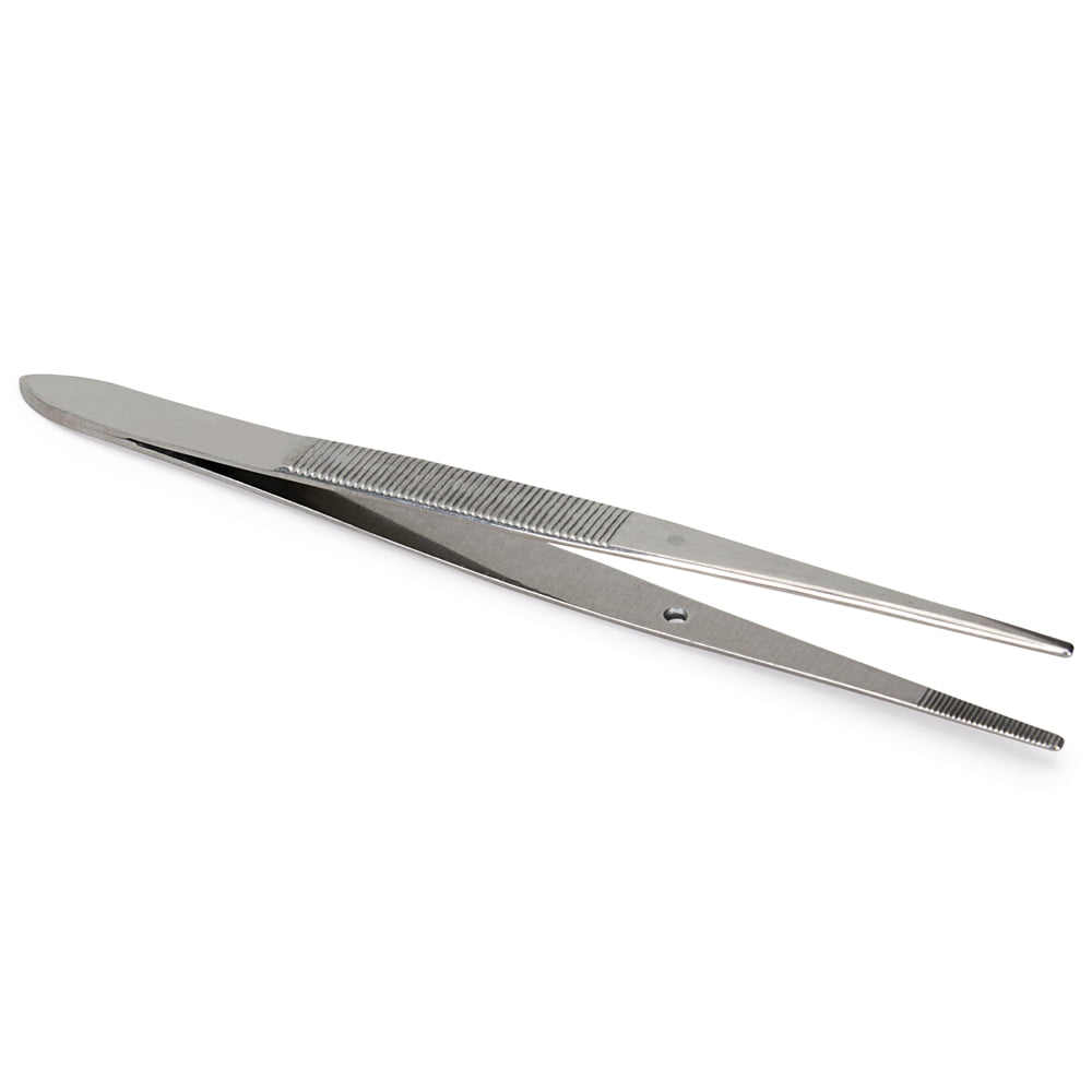 Dissecting Forceps, Medium Points, Stainless Steel, Straight, 4 1/2 In ...
