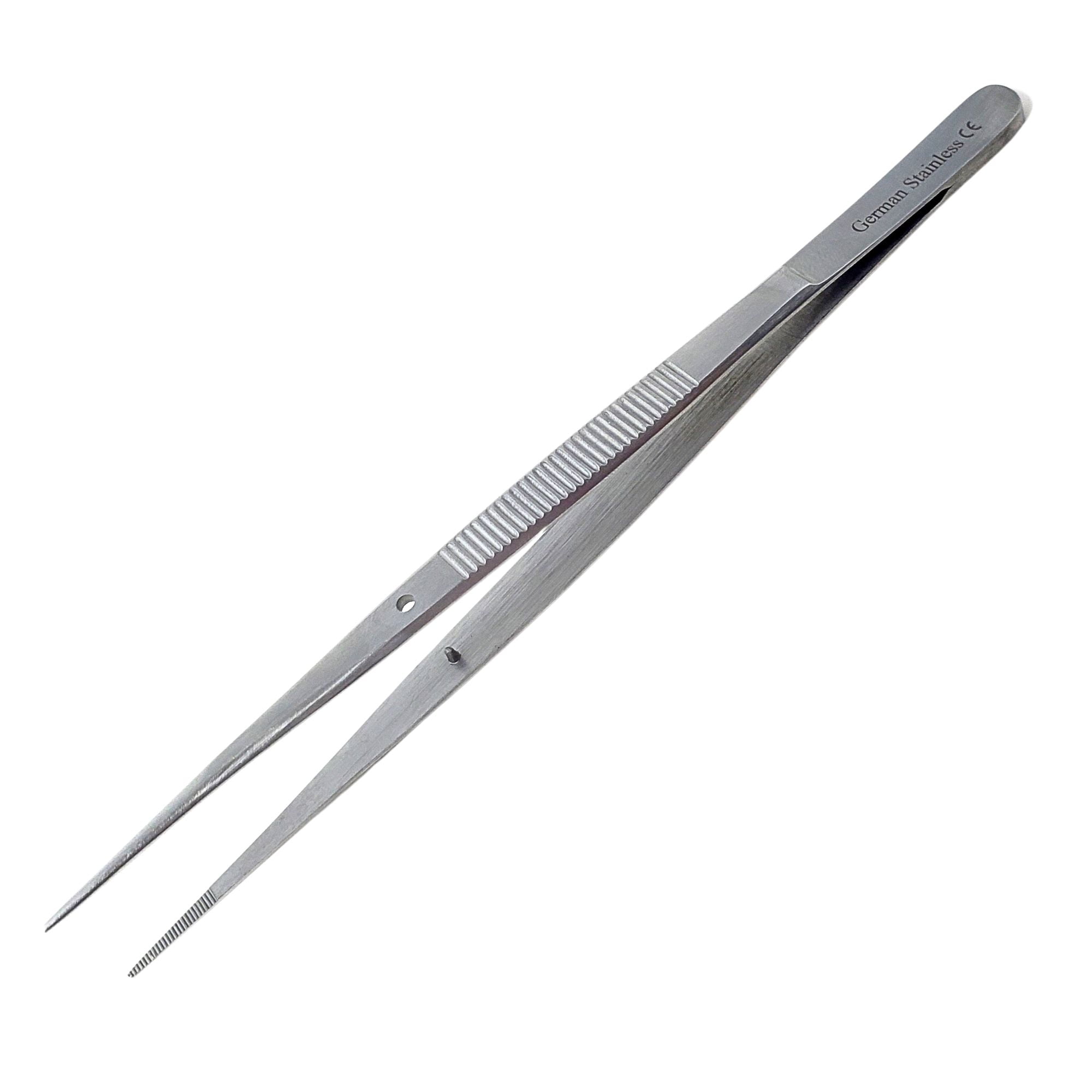 Dissecting Tweezers 6" Fine Point with Straight Serrated Tips Jaws ...