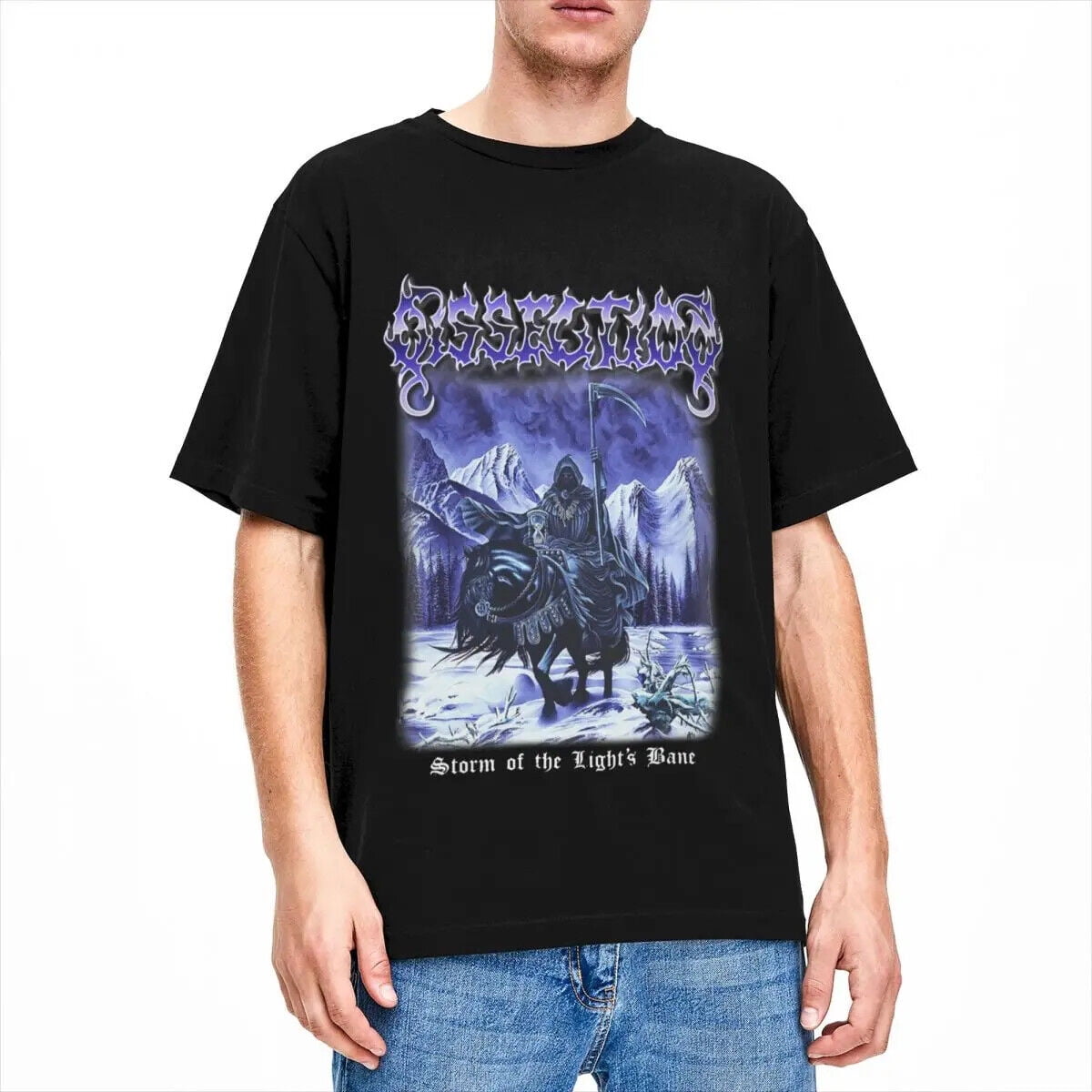 Dissection Band Old School Black Metal Men Women's T Shirt Storm of the ...