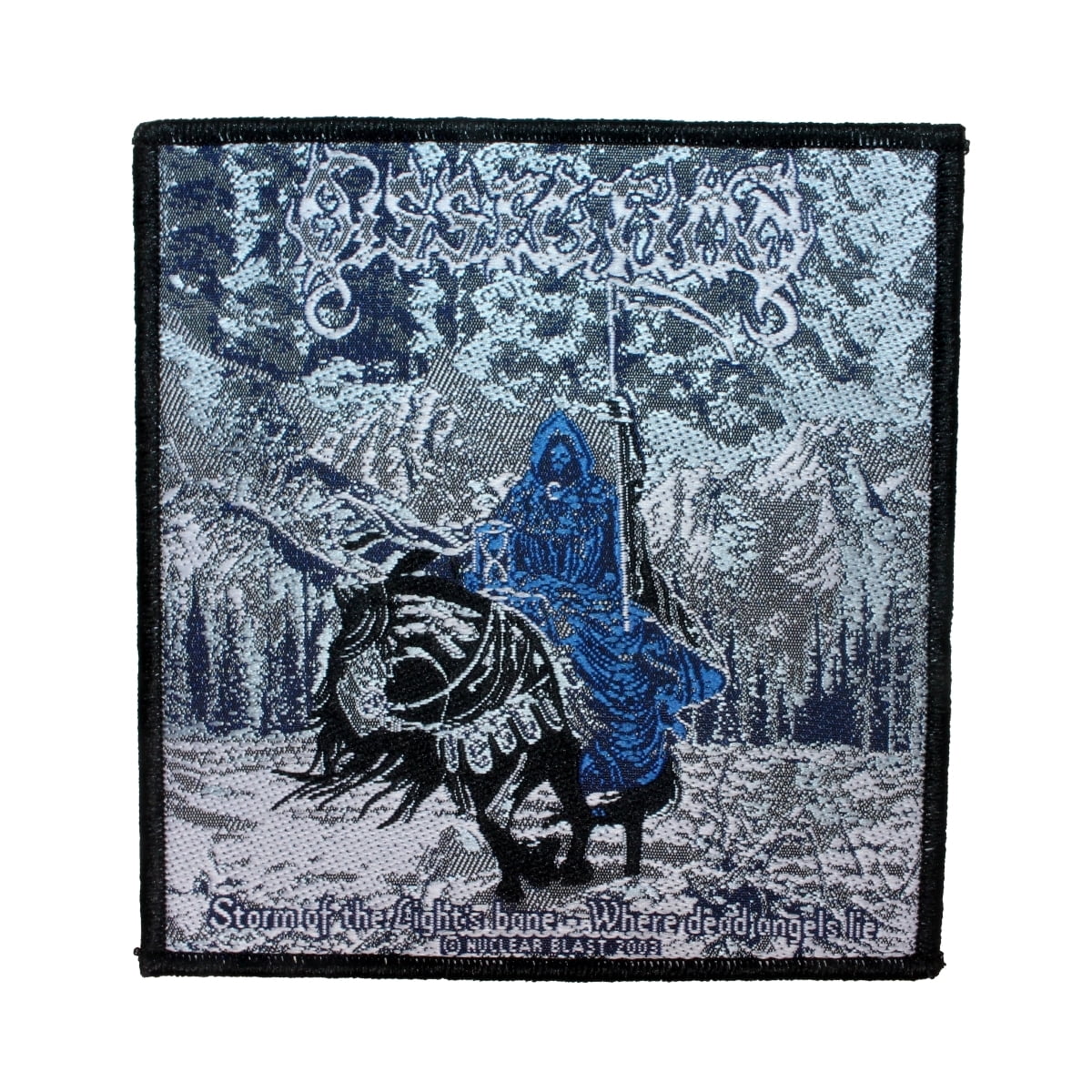 Dissection Standard Patch Storm of the Lights Bane new Official Black ...