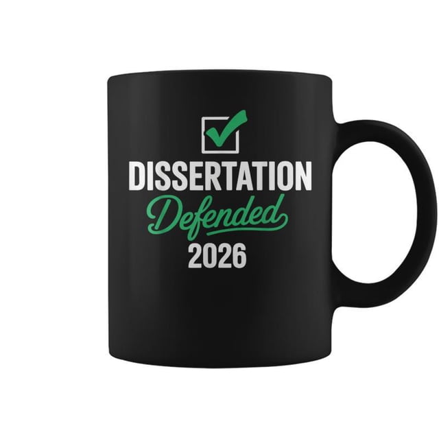 Dissertation Defended 2026 For Phd Edd Doctorate Graduation - Walmart ...
