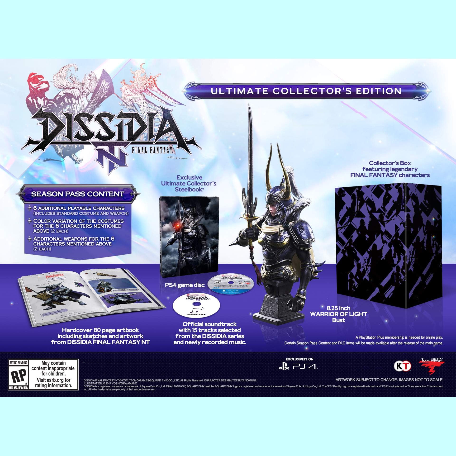 Dissidia Final Fantasy NT: Ultimate Collector's Edition - PS4 - New - Walmart.com