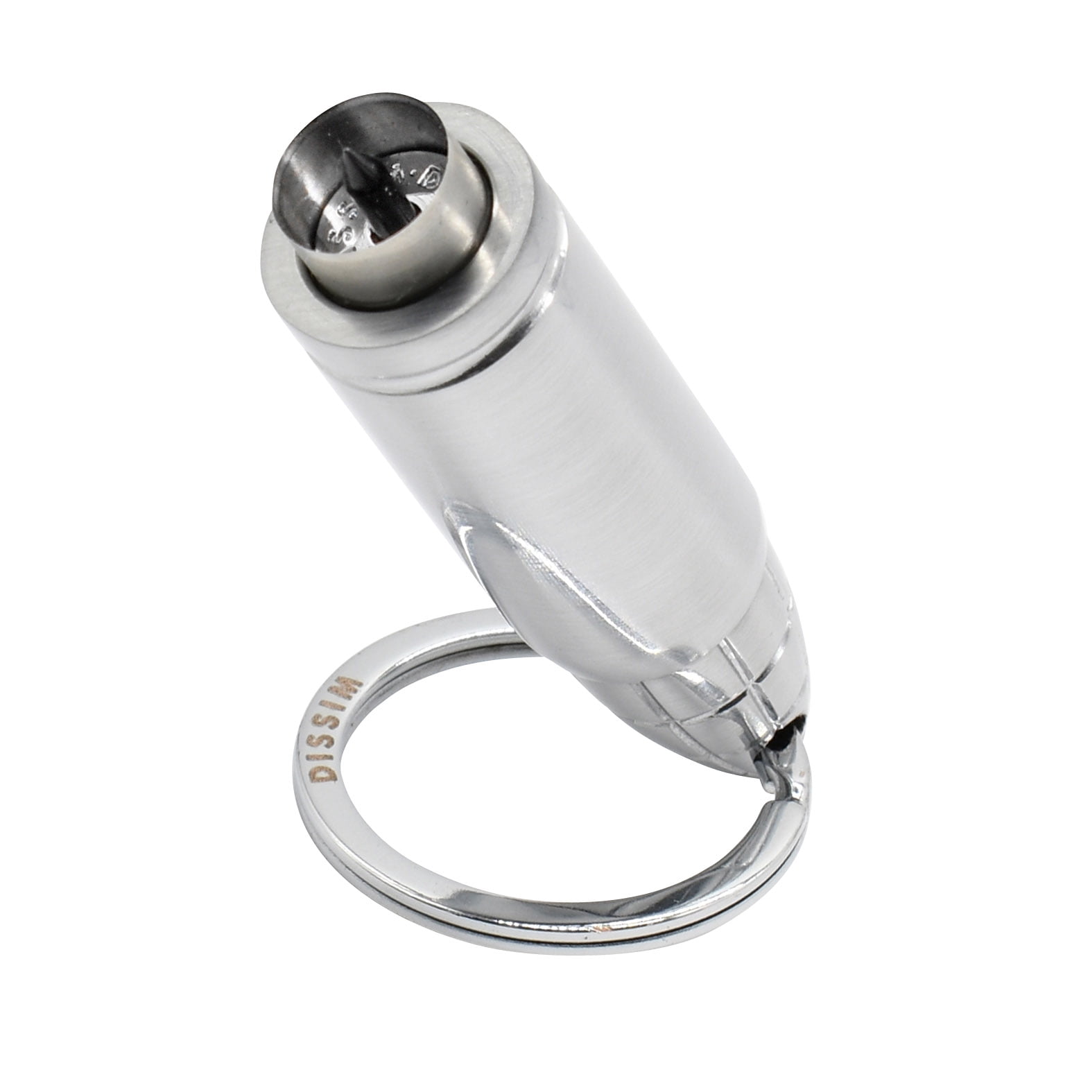 Dissim Cigar Punch Cutter Bullseye - Silver Key Chain Holder - Walmart.com
