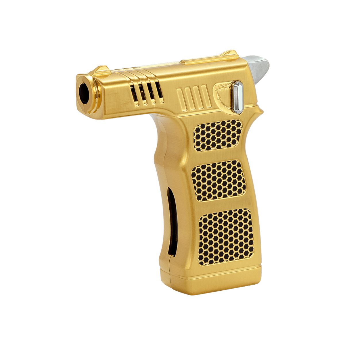 Dissim Hammer Inverted Torch Flame Cigar Lighter - Gold - Walmart.com