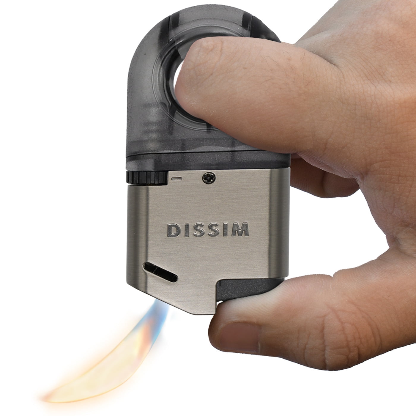 Dissim Sport Inverted Soft Flame Pipe Lighter - Black - Walmart.com