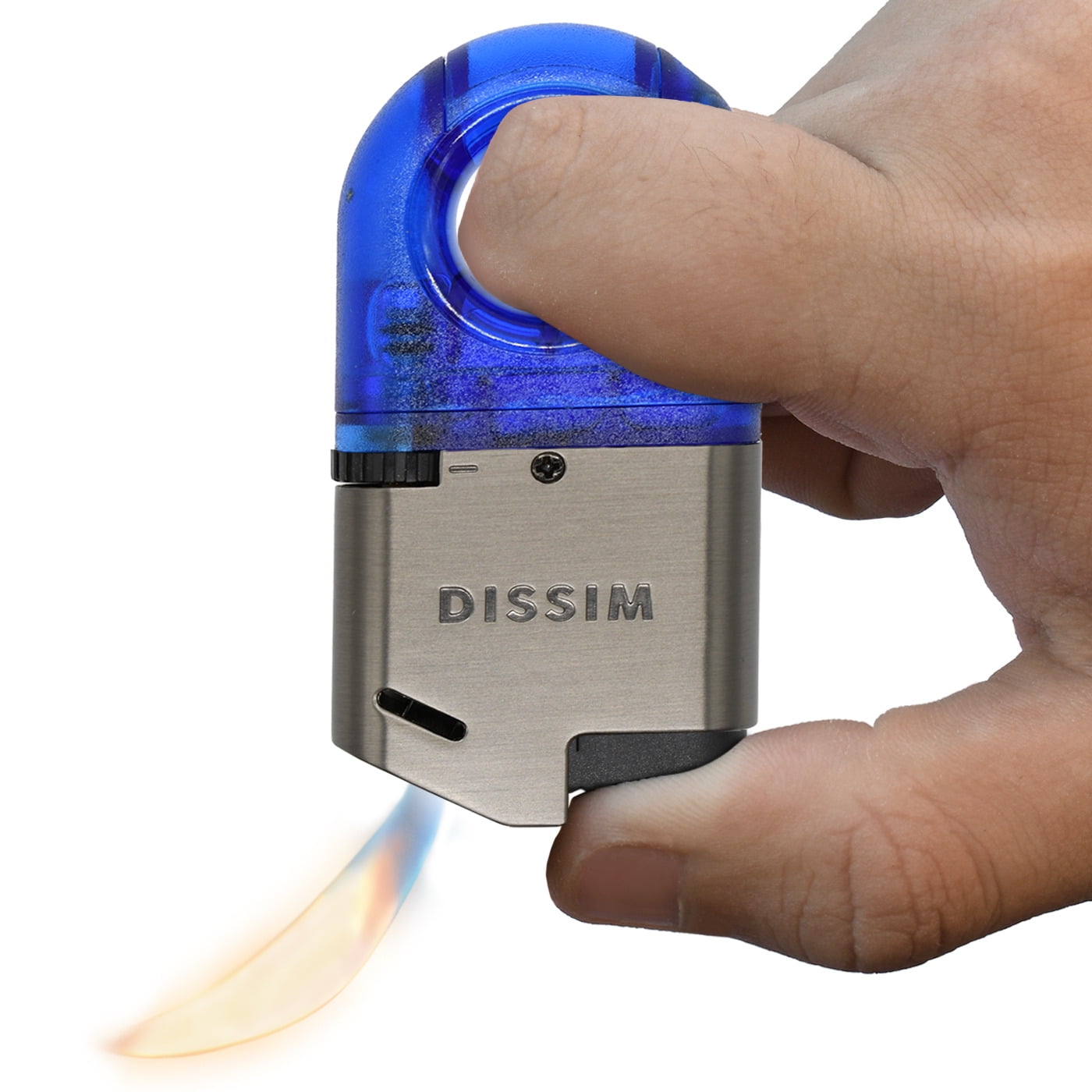 Dissim Sport Inverted Soft Flame Pipe Lighter - Blue - Walmart.com