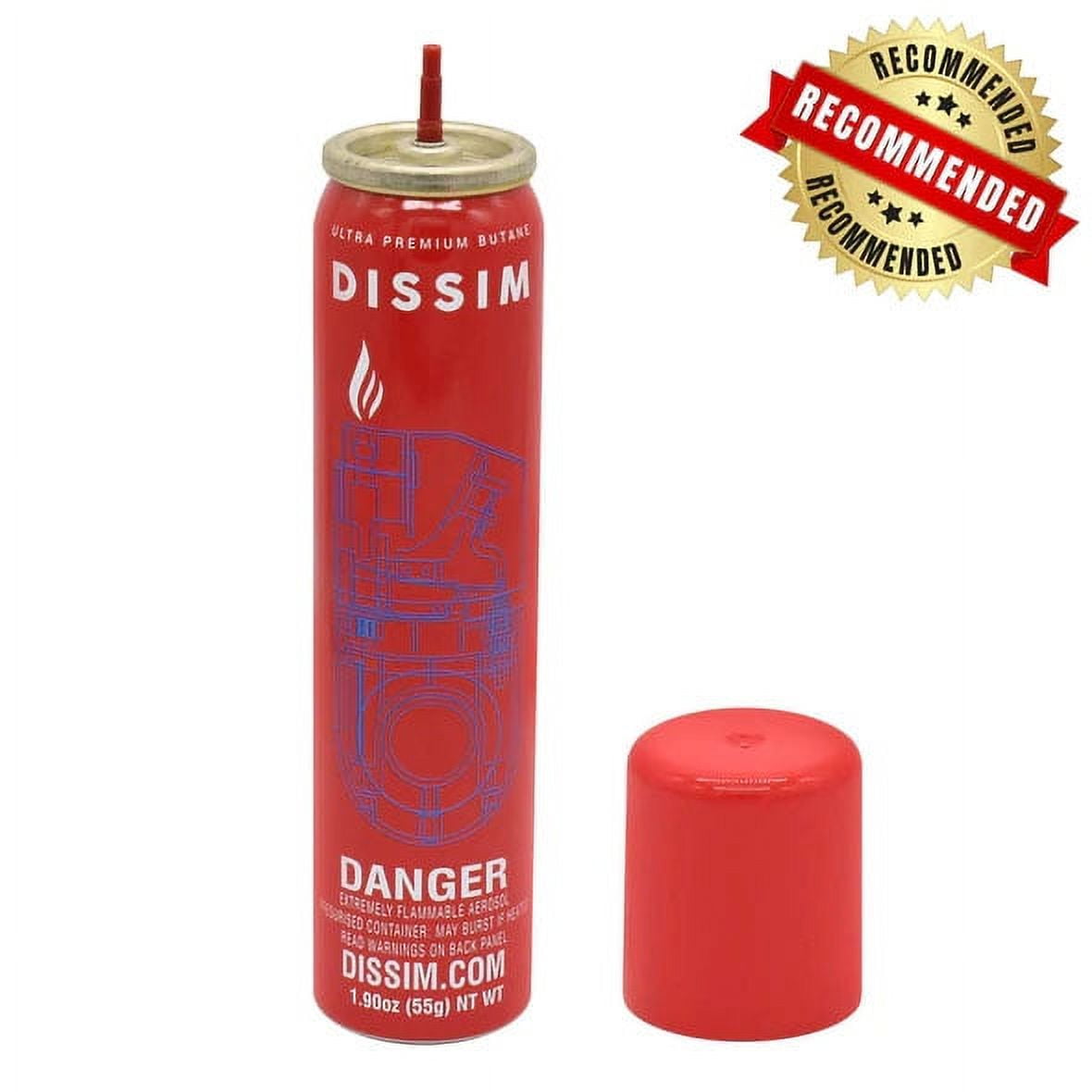 Dissim Ultra Premium Refillable Butane Cigar Lighter Fuel, Fluid Gas, 1 ...