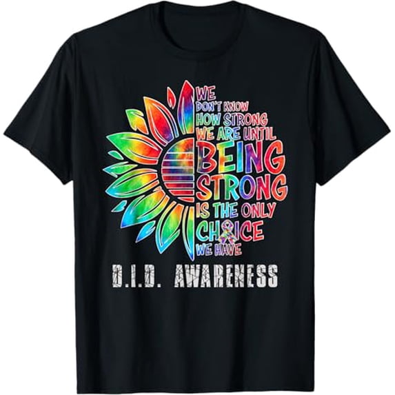 Dissociative Identity Disorder DID MPD Awareness T-Shirt - Walmart.com