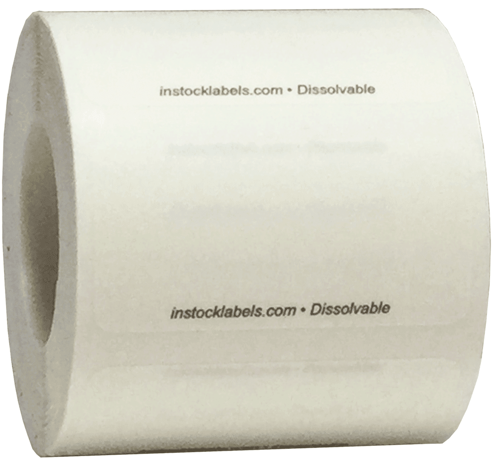 Dissolvable Blank Shelf Life Labels For Food Rotation Prep 1 x 2 Inch ...