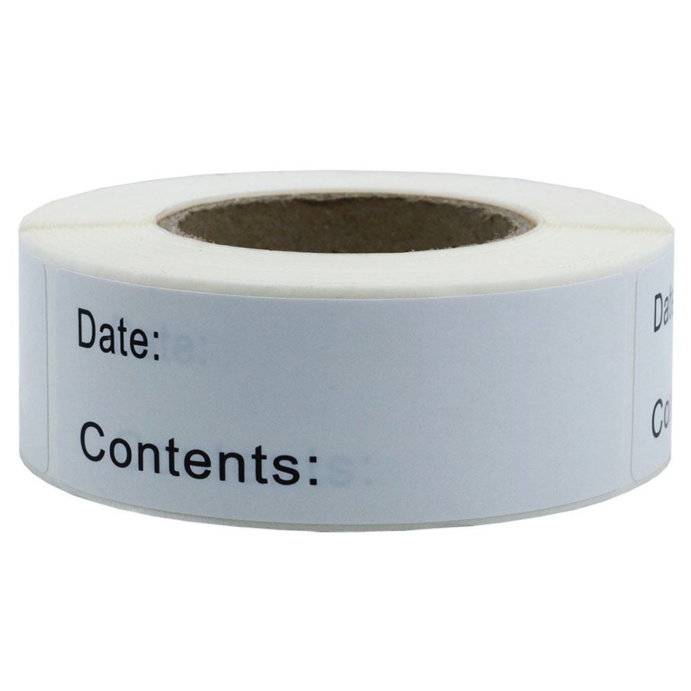 Dissolvable Food Labels, Water Resistant, Tear-Resistant, 125Pcs/Roll ...