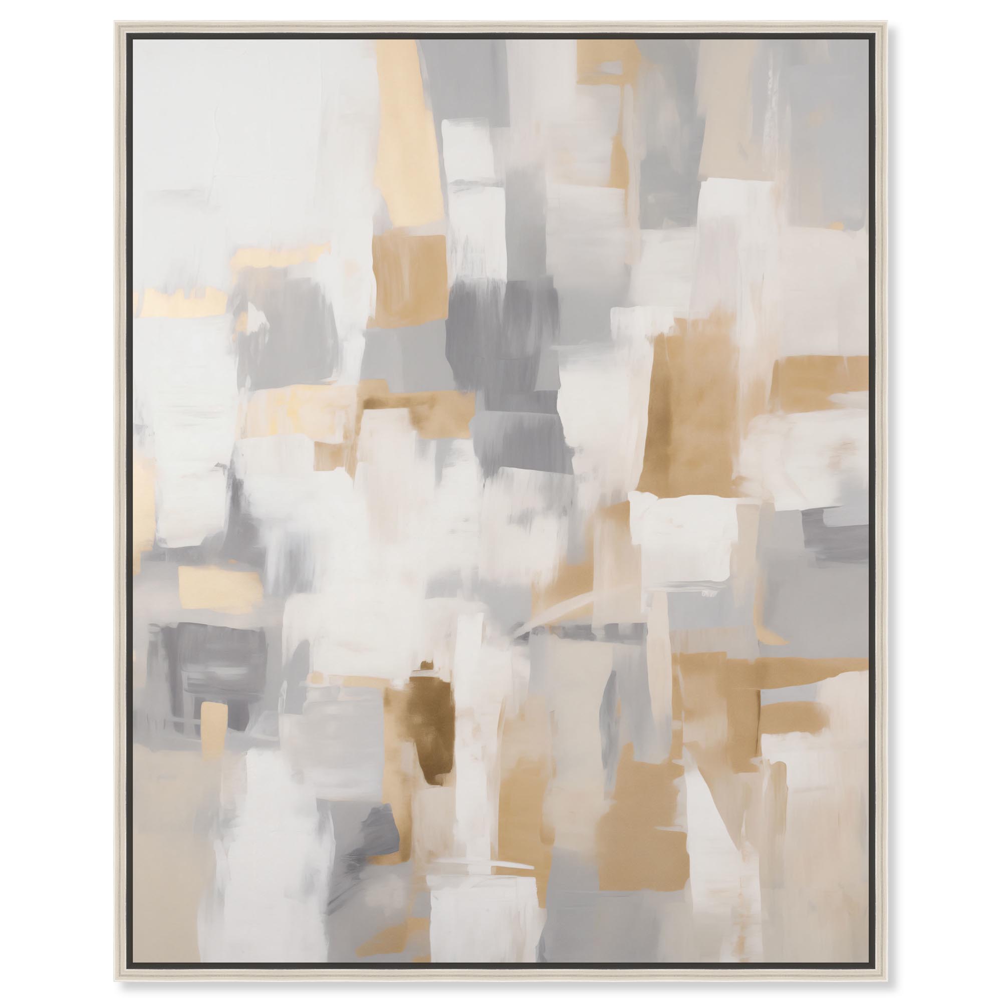 Dissolving Brilliance II Canvas Muted Elegant Art by Art Remedy, Silver ...