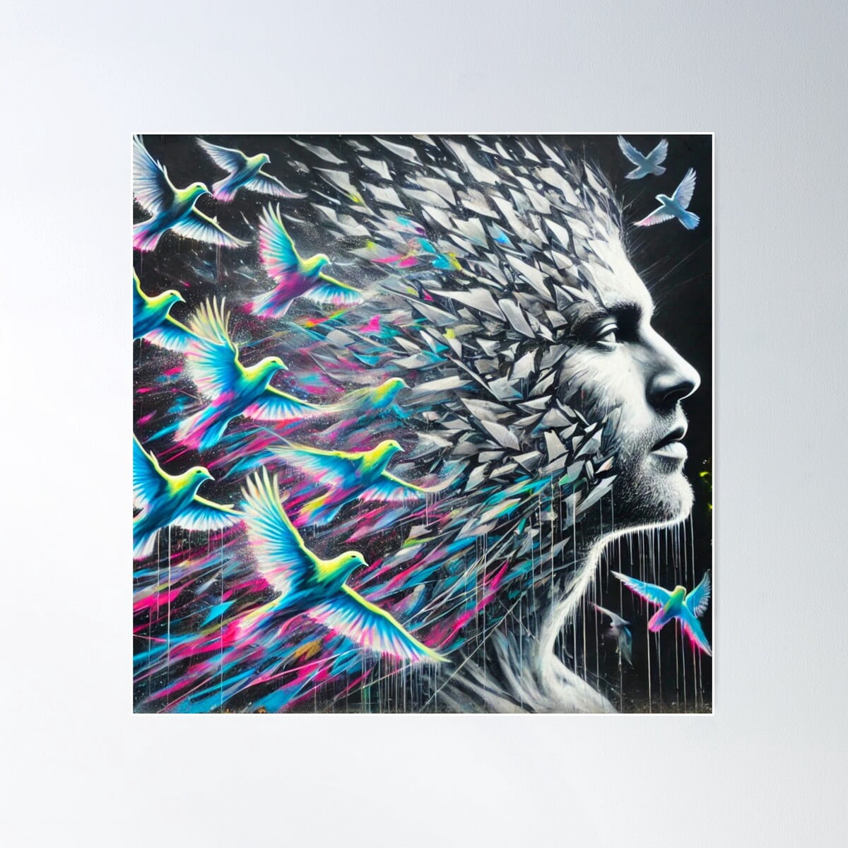 Dissolving Soul – Freedom, Loss And Transformation In Street Art Poster ...