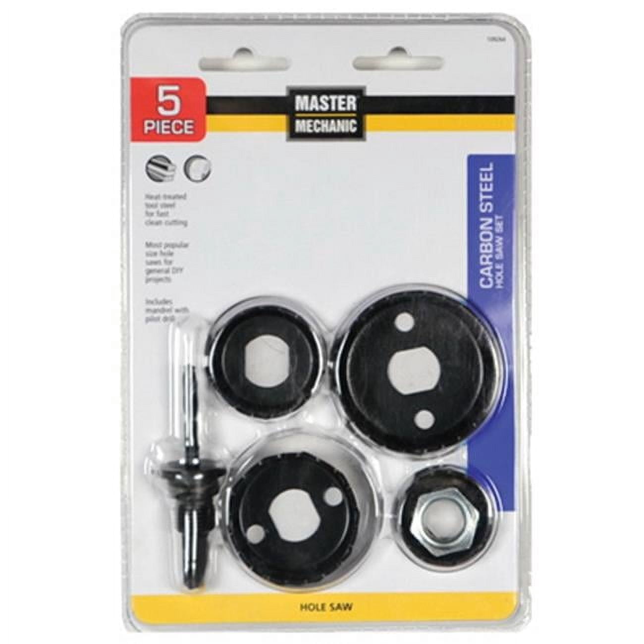 Disston 109264 Master Mechanic Hole Saw Set - 5 Piece - Walmart ...