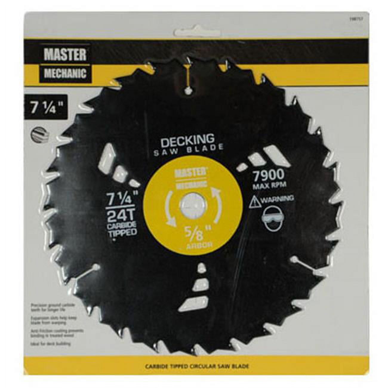 Disston 7.25 in. Master Mechanic Decking Combination & Rip Circular Saw ...