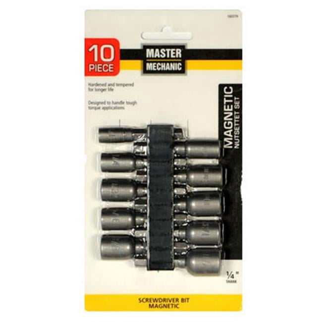 Disston Master Mechanic Magnetic Nutsetter Set - 10 Piece - Walmart.com