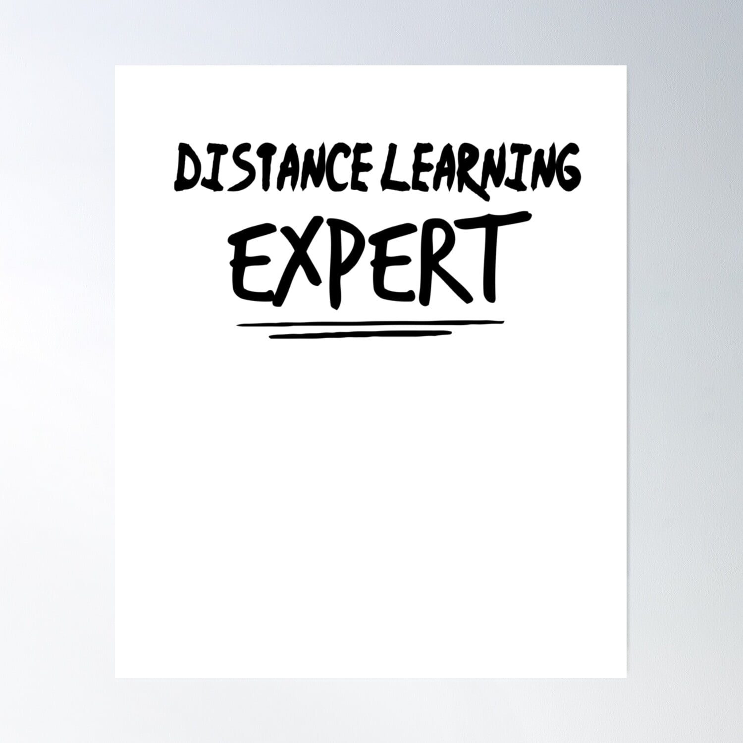 Distance Learning Expert Poster, Quarantine Mom Poster, Quarantine ...