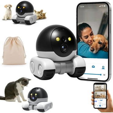 Long Distance Robot Ball Camera, 2025 New 360° Cameras on Wheels with 2 ...