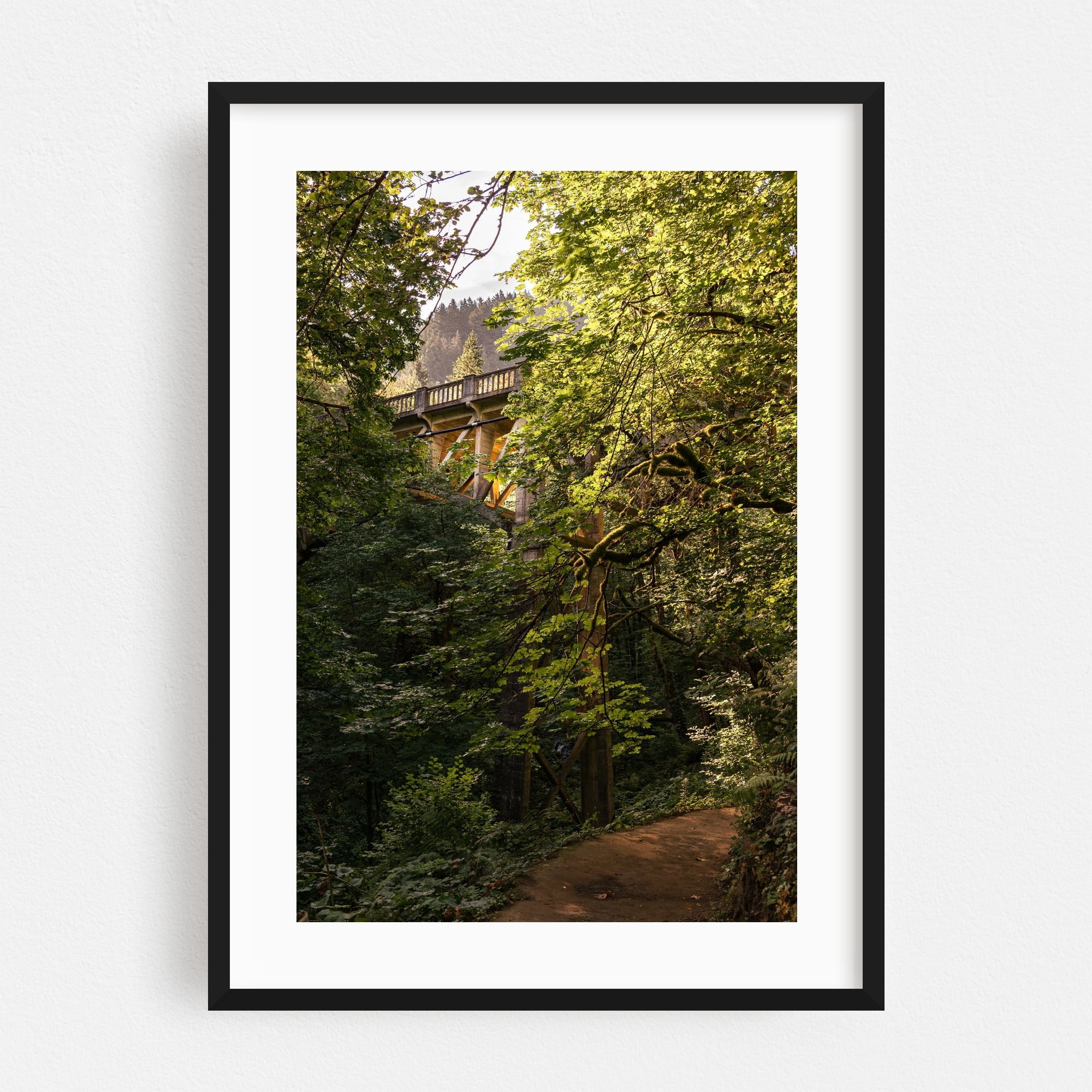 Distant Crossing - Latourell Oregon Photography Bridge Forest Nature ...