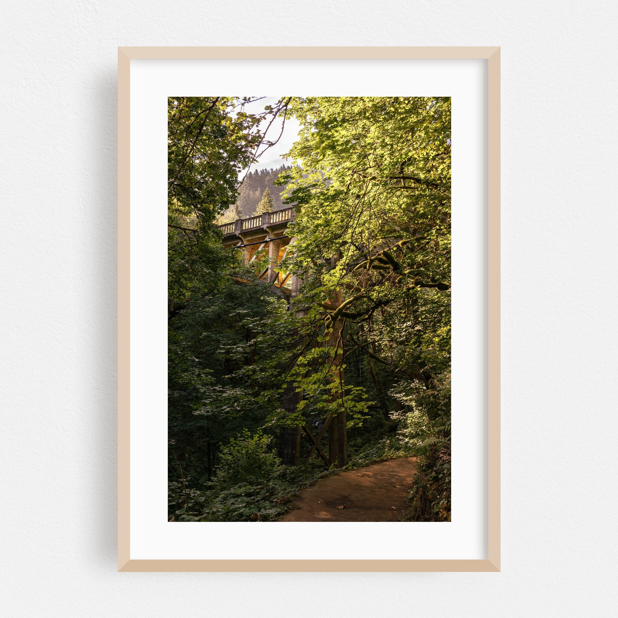 Distant Crossing - Latourell Oregon Photography Bridge Forest Nature ...