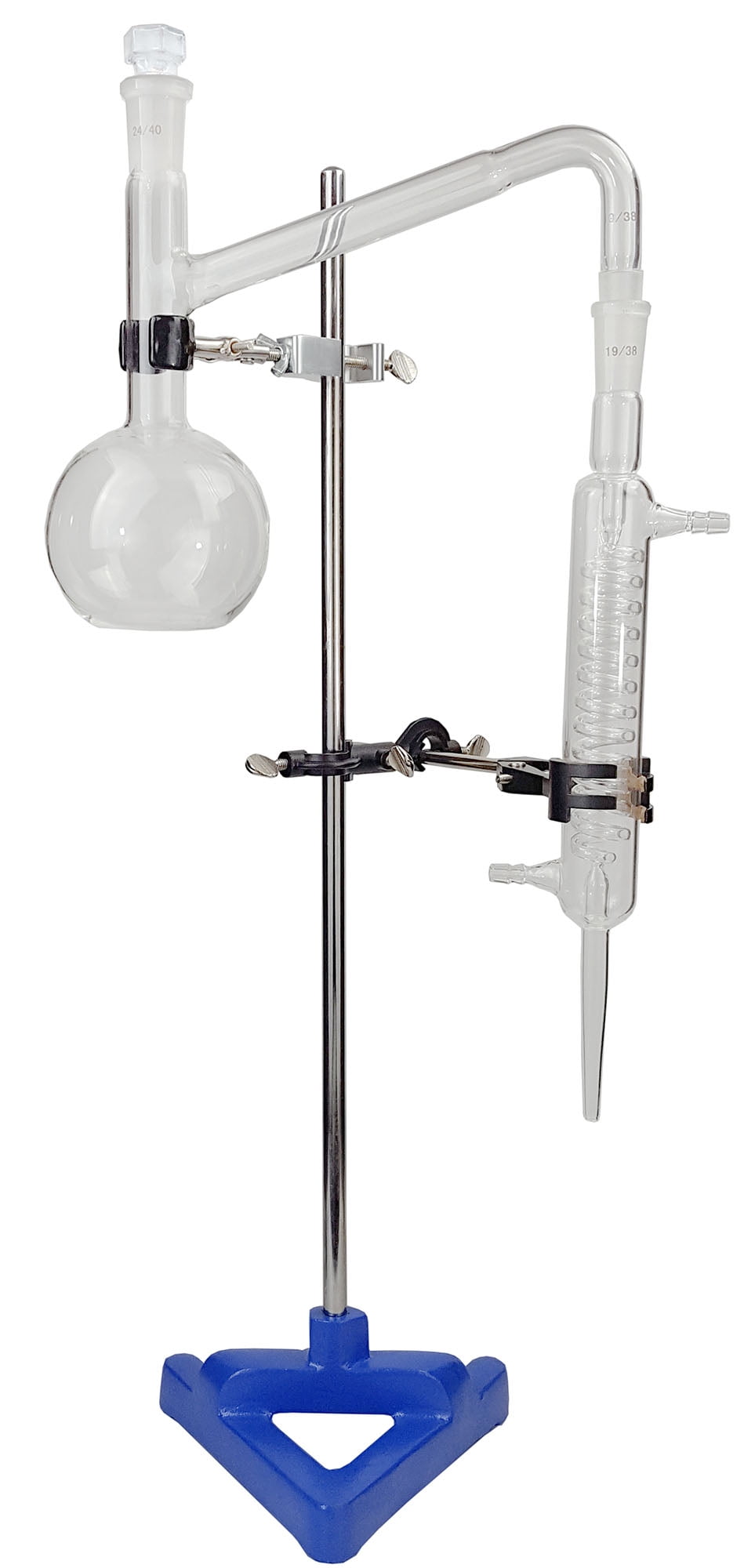 Distillation Apparatus with Graham Condenser with Ground Glass Joints ...