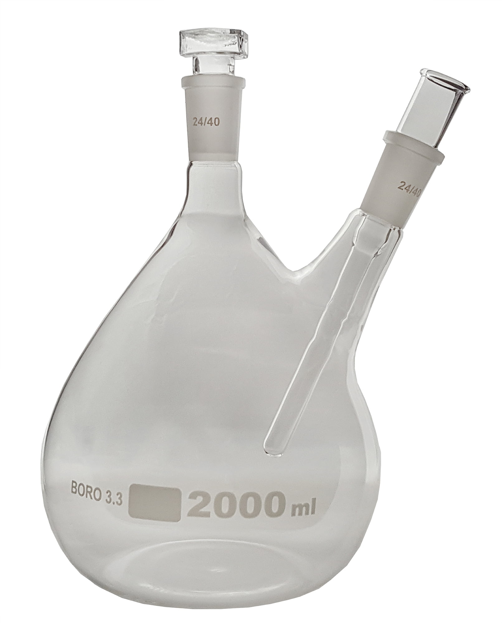 Distillation Flask with Thermometer Holder, 2 Liter - Walmart.com