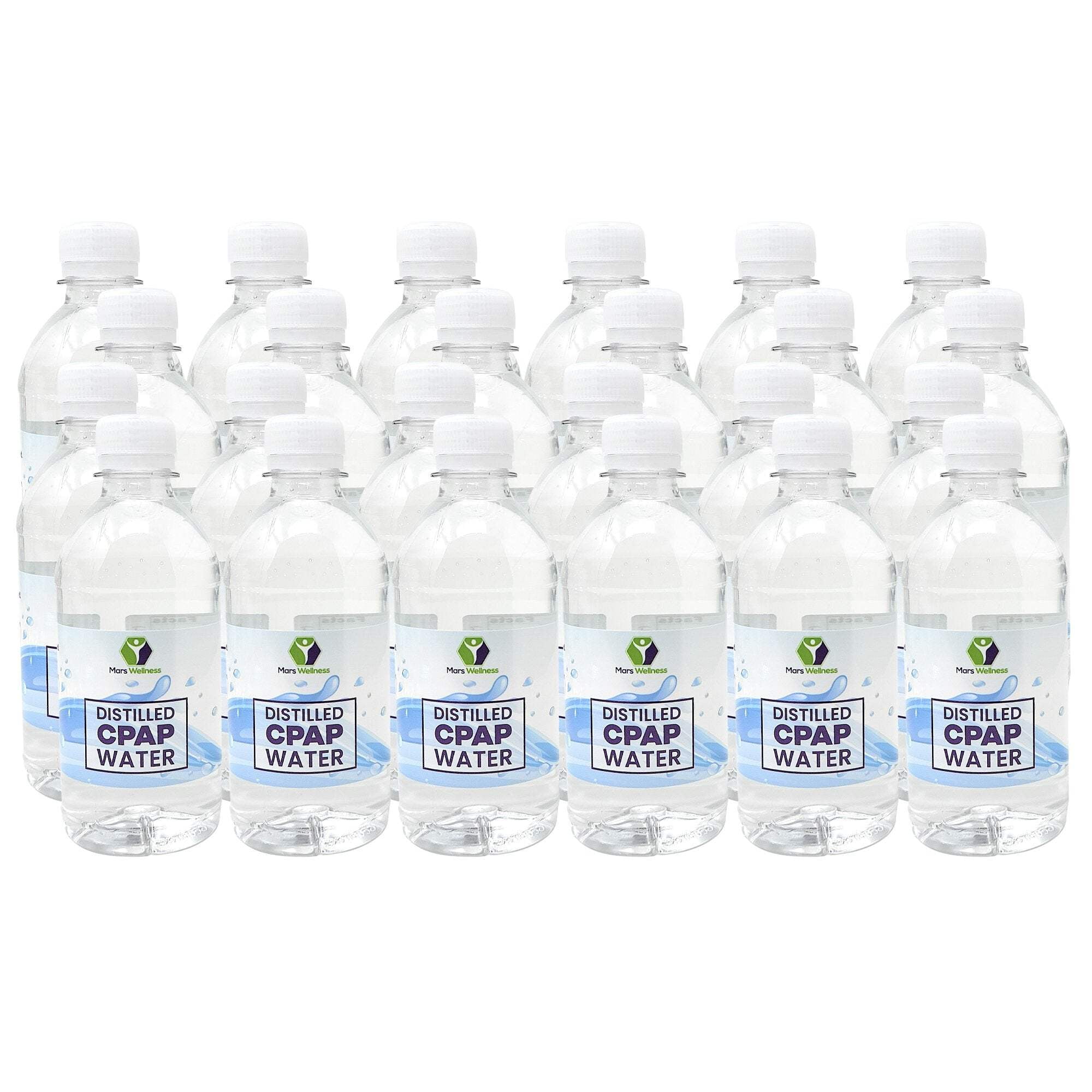 Distilled Water for CPAP Machines - 12oz Bottles - 24 Pack HSA/FSA ...